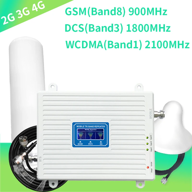 2g 3g 4g Cellular Signal Booster GSM 900 1800 2100 GSM WCDMA UMTS LTE ...