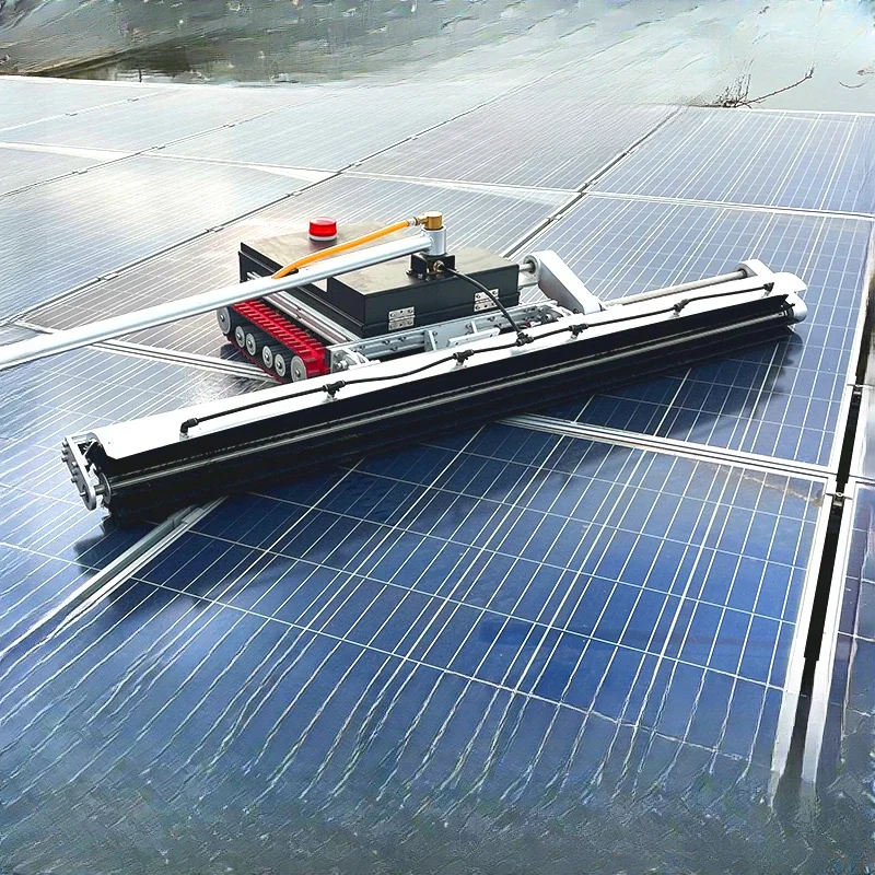 Remote-control-crawler-photovoltaic-cleaning-robot-photovoltaic-panel ...