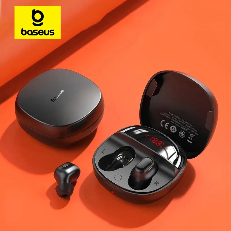 Baseus WM01 Plus Wireless Headphones TWS Bluetooth 5.3 Earphones Stereo ...