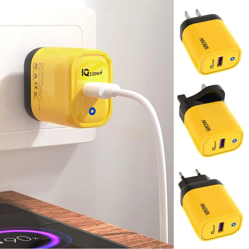 120w-Charger-120w-Fast-Charging-Block-Plug-Single-USB-Charger-Port-Fast ...