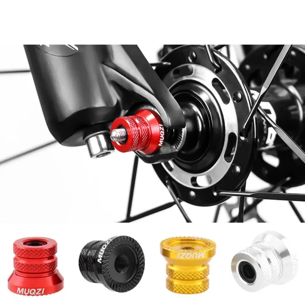 1 Pair Aluminium Alloy Bike Hub Nut High Strength Lightweight Bicycle ...