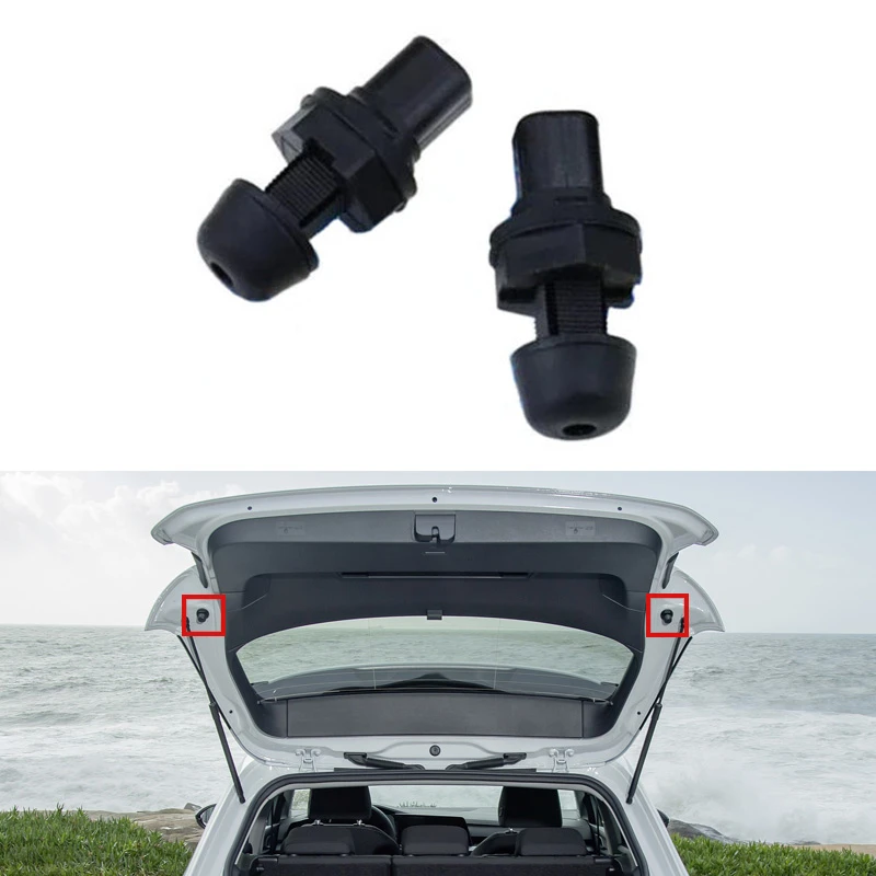 Car Rear Boot Rubber Cushion Block Tailgate Trunk Adjustable Stop ...