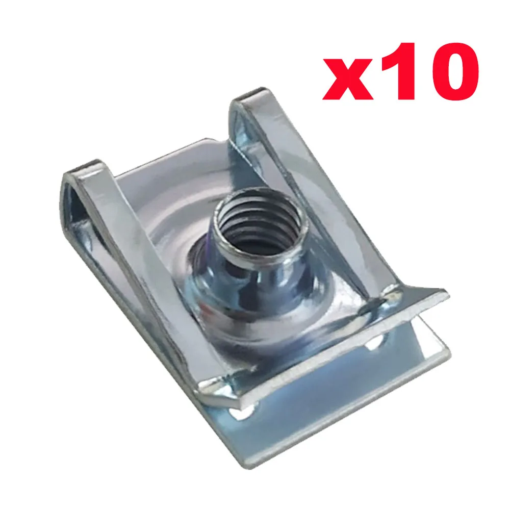 10pcs M8 M6 M5 M4 U Type Clips with Thread 8mm 5mm 6mm 4mm Reed Nuts ...