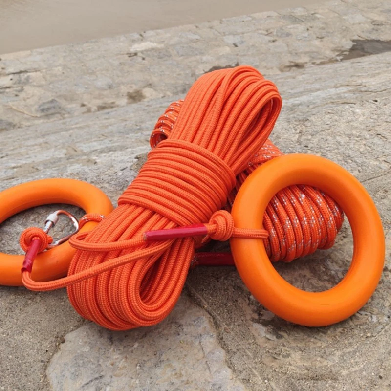 500cm Reflective Survival Rope Wear-Resistant Fire Rescue Rope Portable ...
