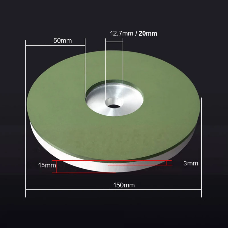 Resin-Diamond-Grinding-Disc-Sharpener-Polishing-Wheel-150mm-for ...
