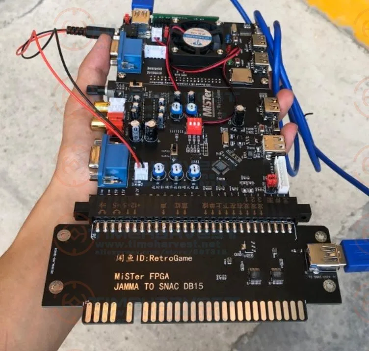 MiSTer FPGA TO DB15 Expansion Board JAMMA TO DB15 Converter DB15 Input Jamma Signal Zero Delay ...