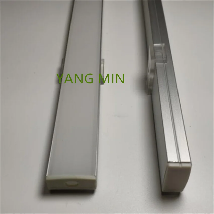 2m/pcs Square Customized Silver Aluminum Profile Led Strip Profile Led ...