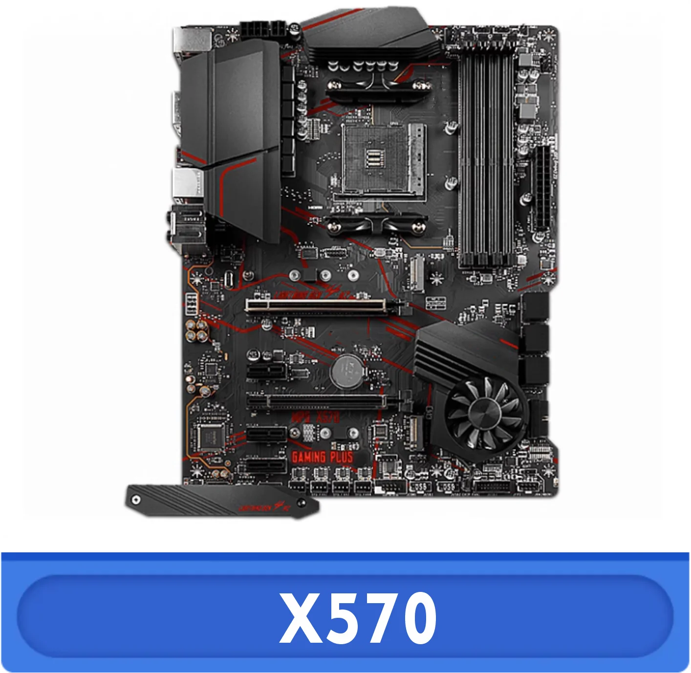 Slot AM4 X570 motherboard 128GB DDR4 ATX motherboard 100% tested and ...