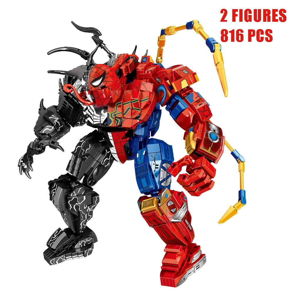Lego Spiderman Venom And Carnage