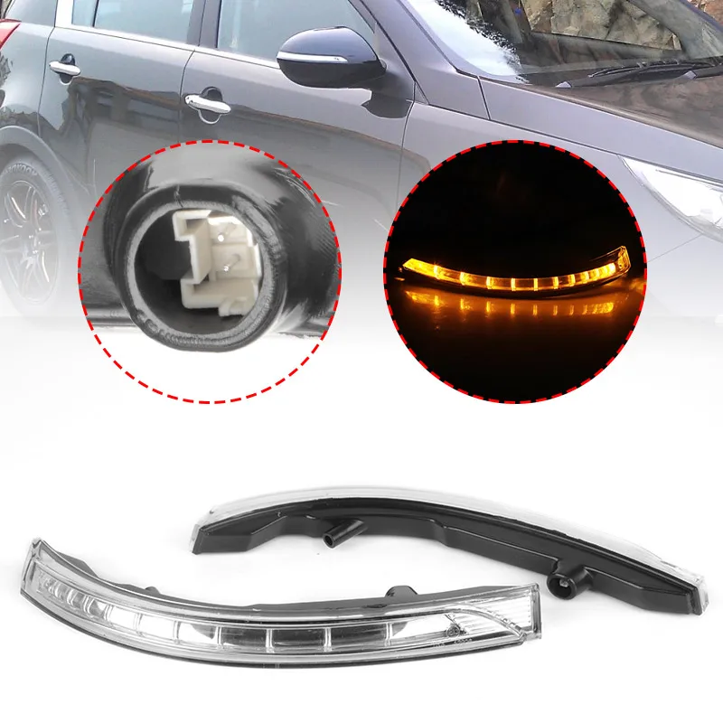 12V LED Turn Signal Light 876143W100 Rearview Mirror Side Marker Lamp ...