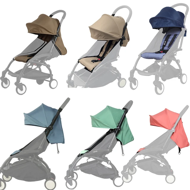175° Stroller Hood&Seat Liner For Babyzen Yoyo Canopy Cover Cushion Fit ...