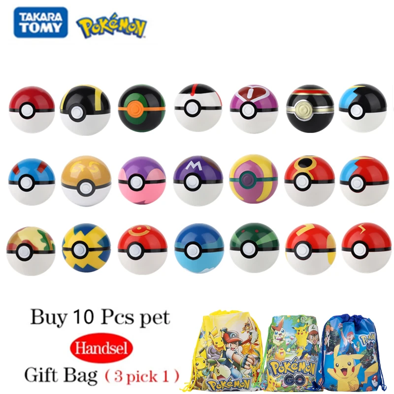 Pokemon elf bola 21 estilos pokeball com 2 3cm figuras bonito boneca ...