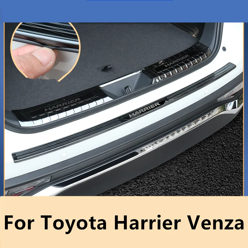 For-Toyota-Harrier-Venza-XU80-2020-2022-rear-fender-trunk-stainless ...