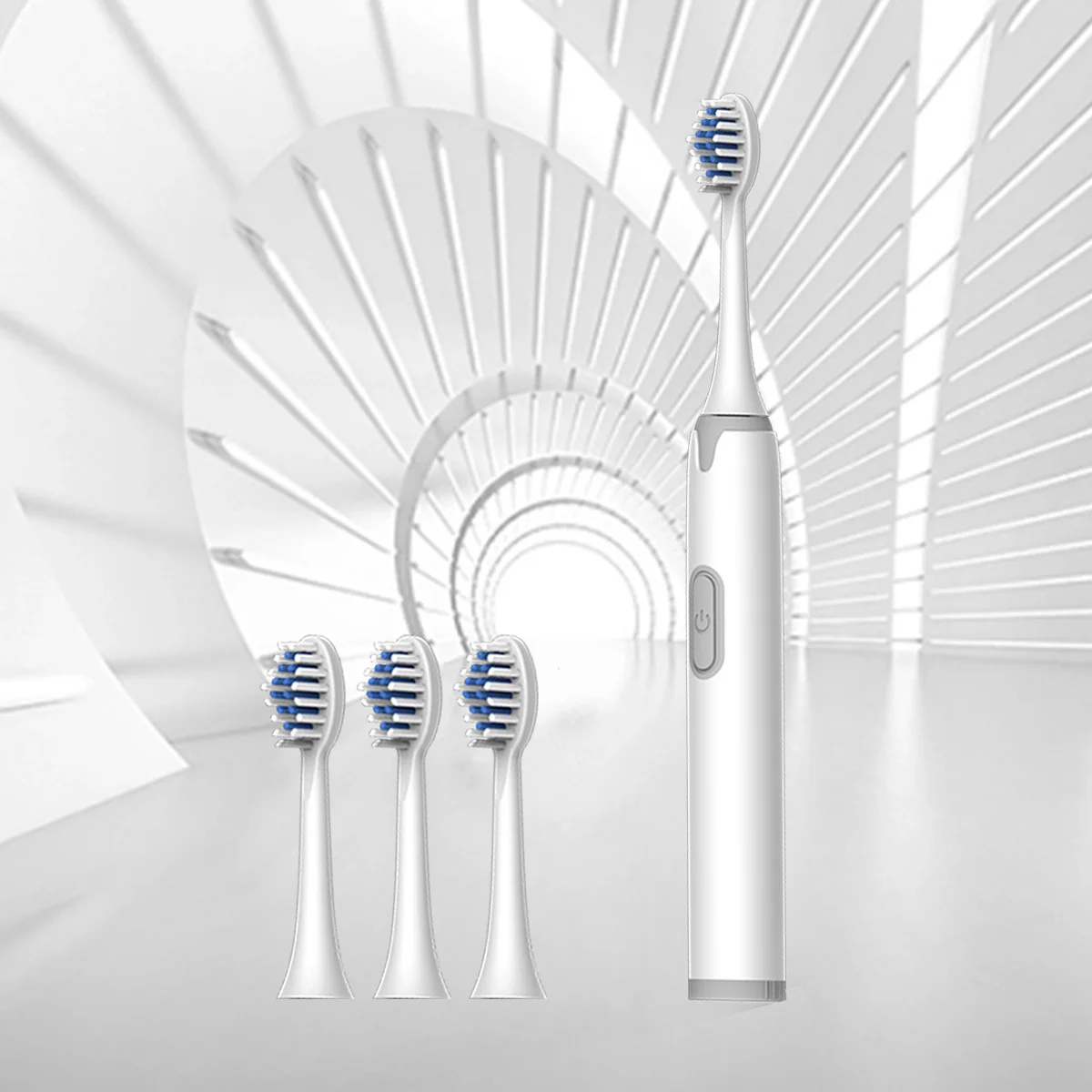 Adult electric toothbrush, soft bristles IPX7 waterproof, replaceable ...