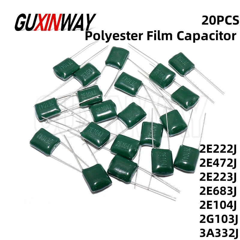 20PCS 250V 400V 1000V Polyester Film Capacitor 222 472 103 223 683 104 ...