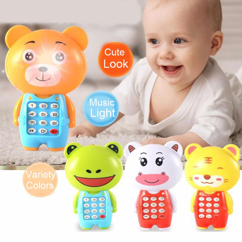 Baby Toys Musical Educational - Electronic Toy Phone Musical Mini Cute ...