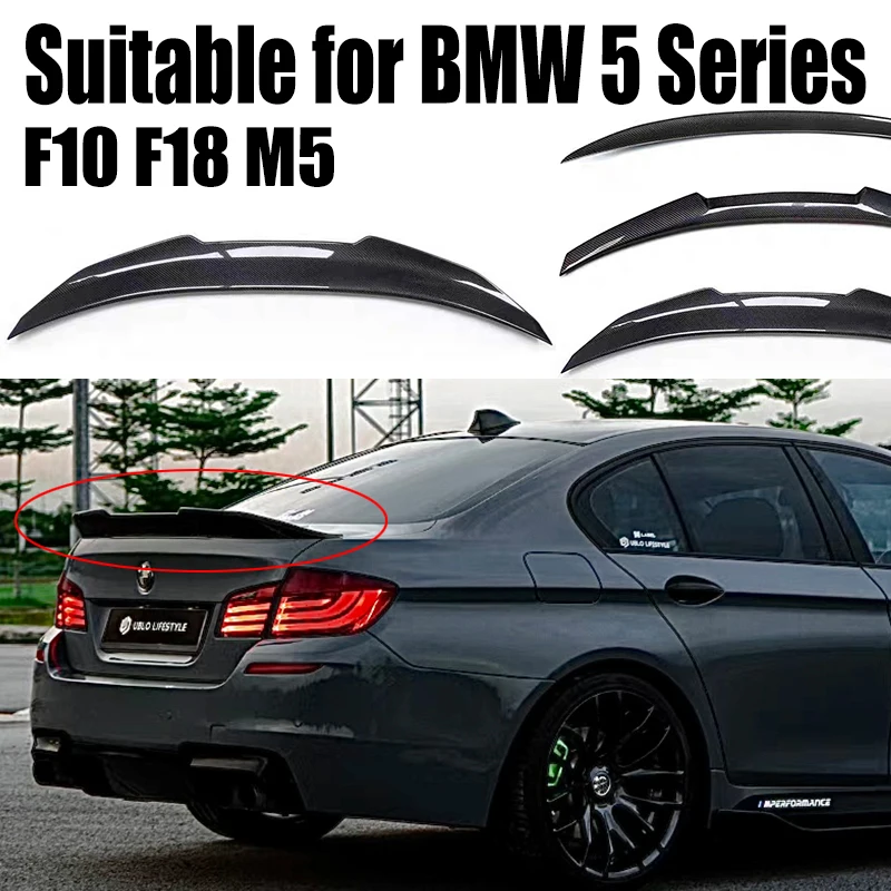 For BMW 5 Series M5 F10 F18 M4 M5 PSM Pro style rear trunk lid spoiler ...