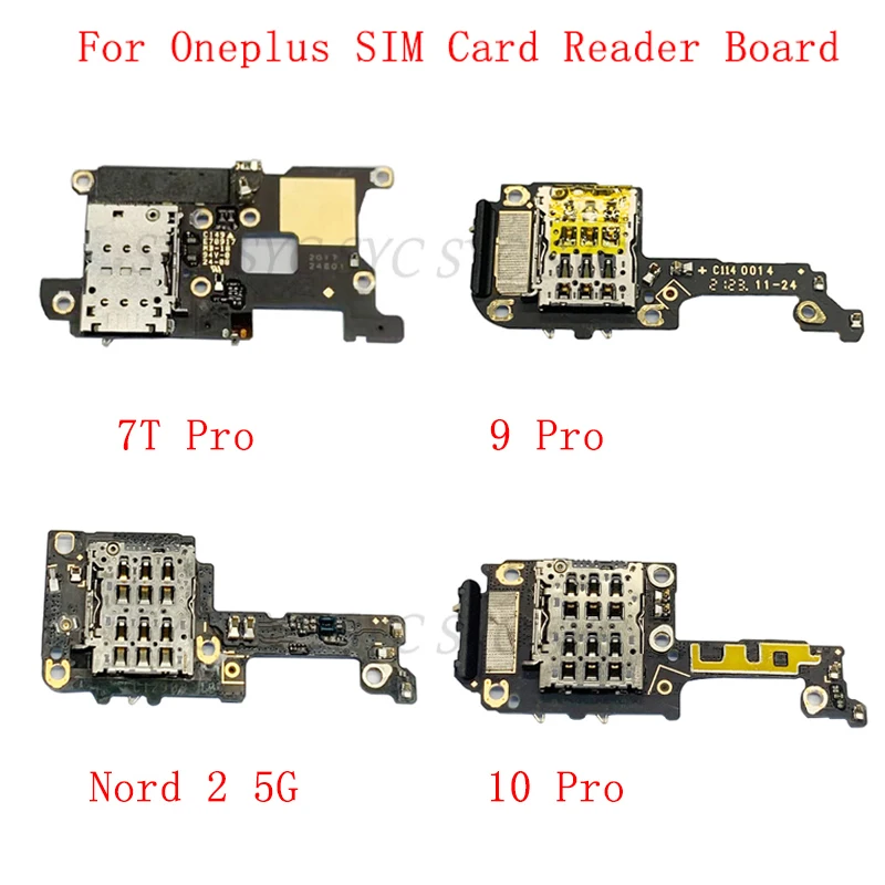 Sim Card Reader Holder Pins Tray Slot For OnePlus 10 Pro 7T Pro Nord 2 5G 9 Pro Sim Card Reader ...