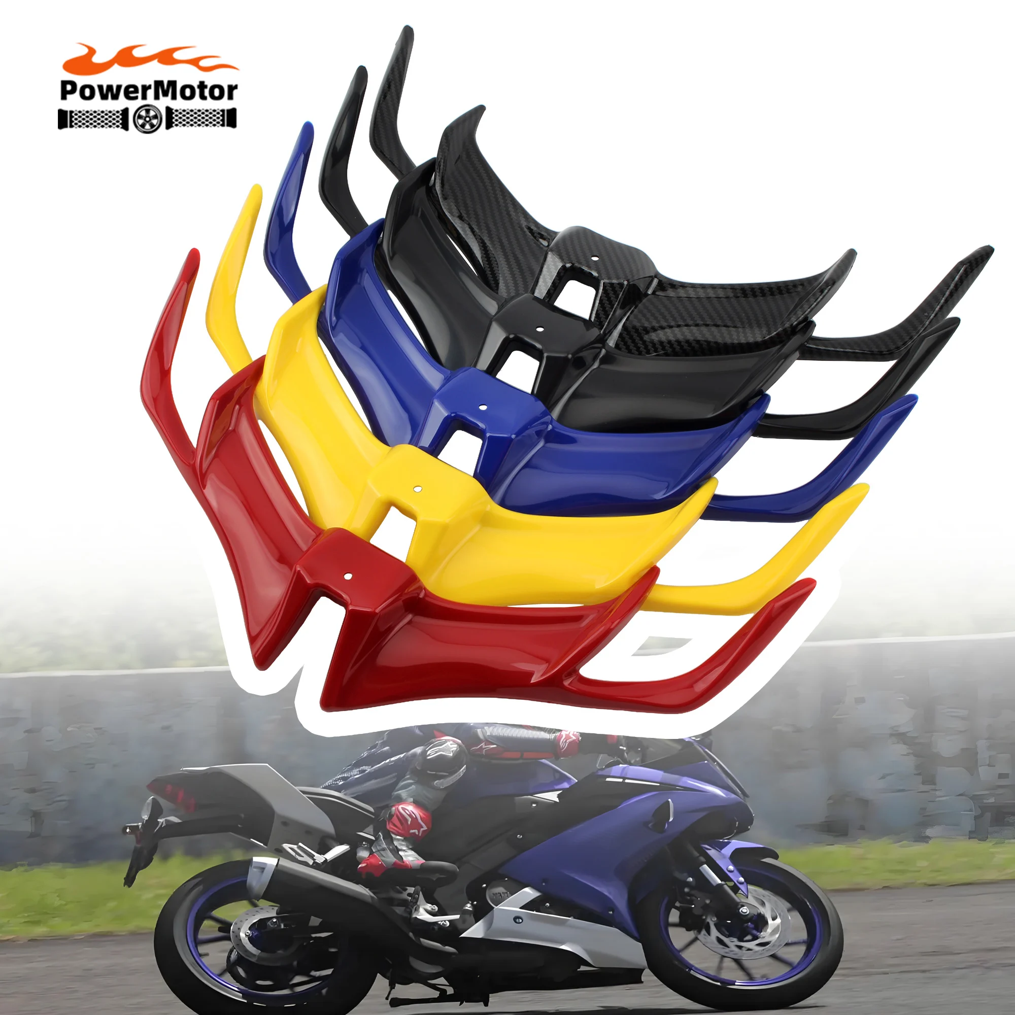 2017-2020-Motorcycle-Motocross-Front-Fairing-ABS-Aerodynamic-Winglets ...