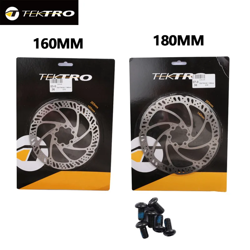 TEKTRO Bike Disc Rotor 160mm 180mm 203mm Mountain Bicycle Hydraulic ...