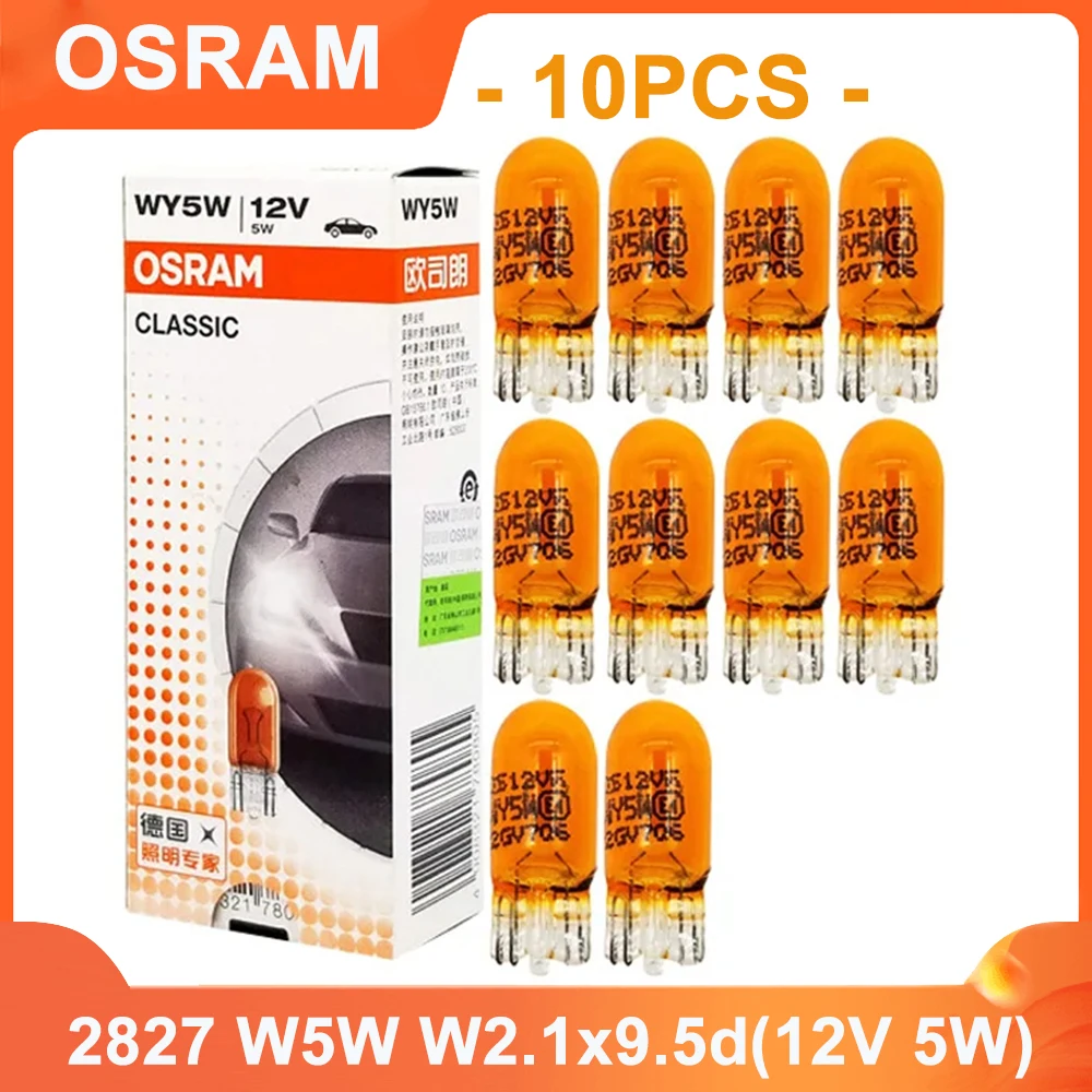OSRAM-Original-2827-T10-W5W-Amber-Standard-Interior-Light-Reverse-Lamp ...