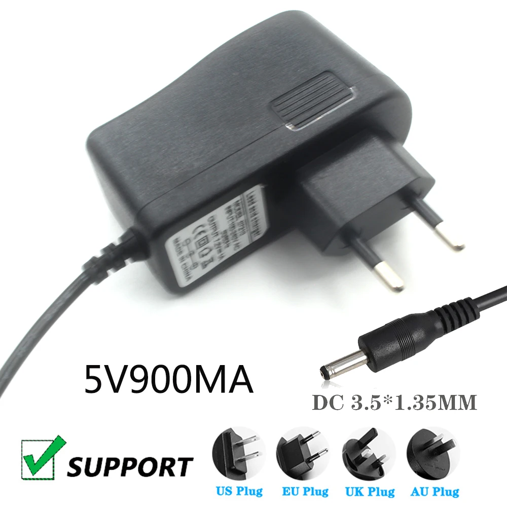 AC 100V-240V Converter Switching power adapter DC 5V 900mA 0.9A Supply ...