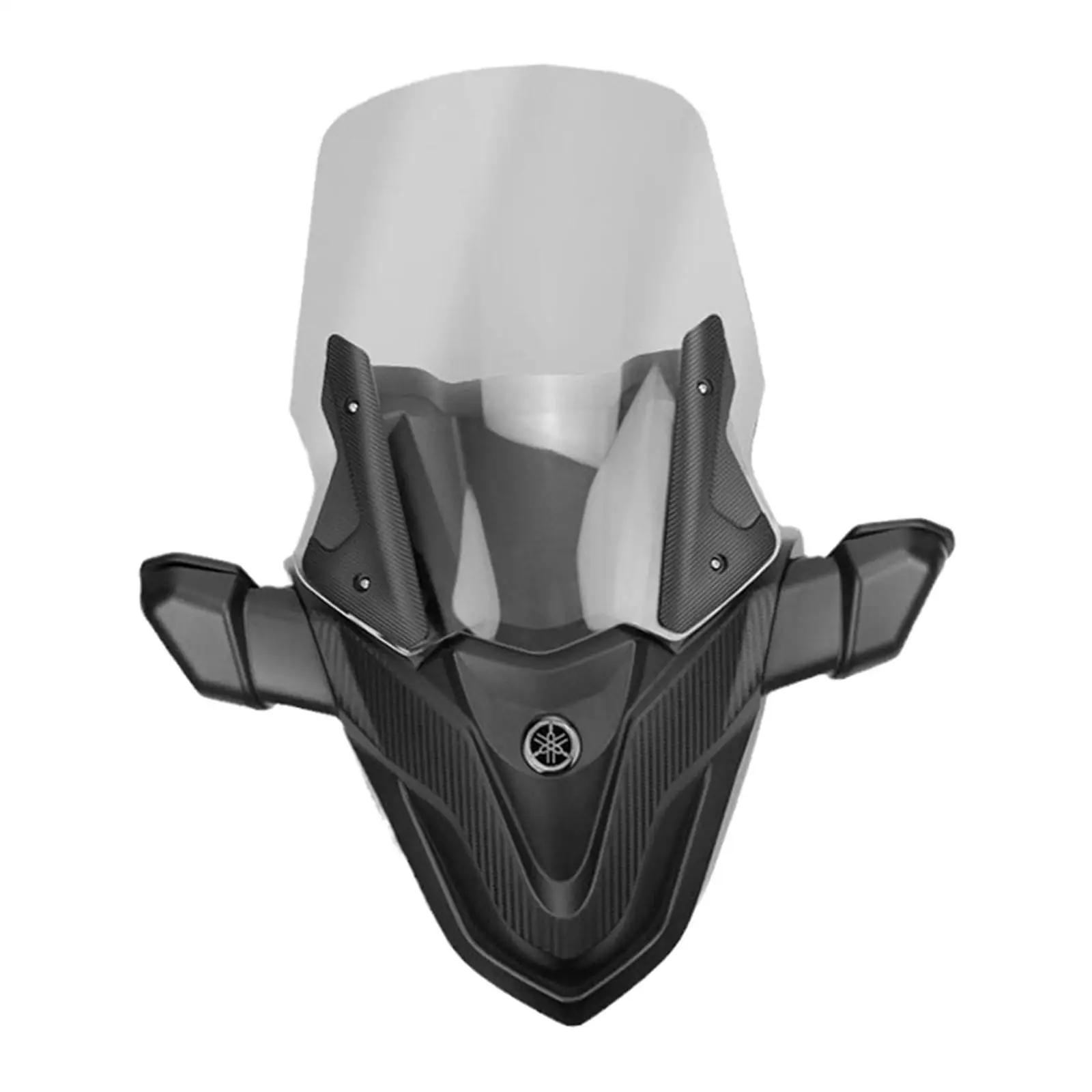 Motorcycle-Windshield-with-Rearview-Mirror-Accessory-Professional ...