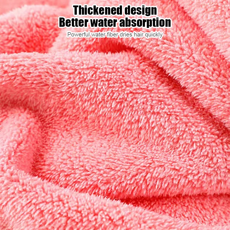 Женская шапка для сушки волос, быстросохнущая шапка-полотенце из ...