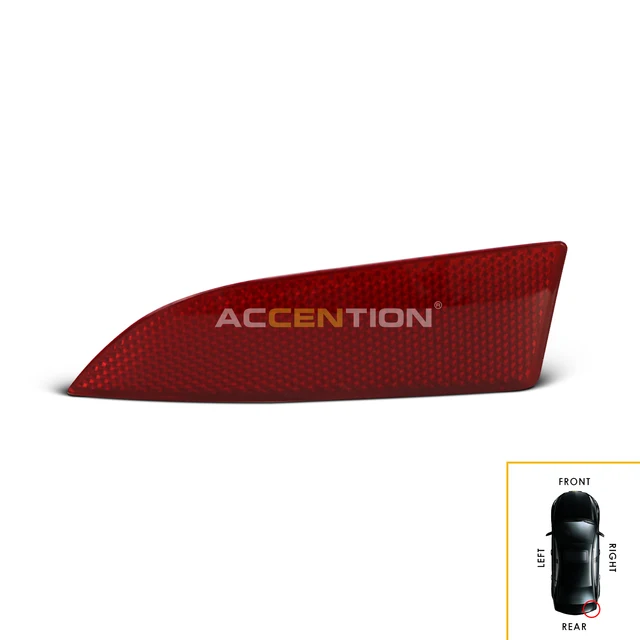 Car Rear Tail Bumper Corner Reflector Decorative False Light Lamp For ...