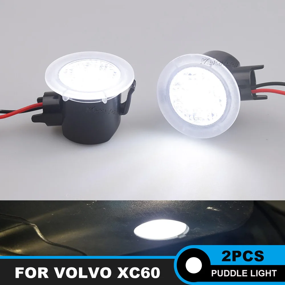 2 Pieces 31217287 White Under Courtesy Welcome Lamps LED Side Mirror ...