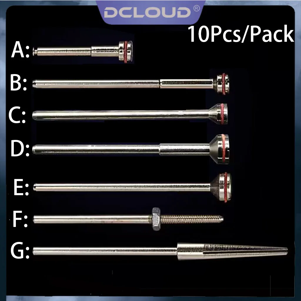 10Pcs-Pack-Dental-Polishing-Shank-Mandrel-Drills-Burs-Holding-Needle ...