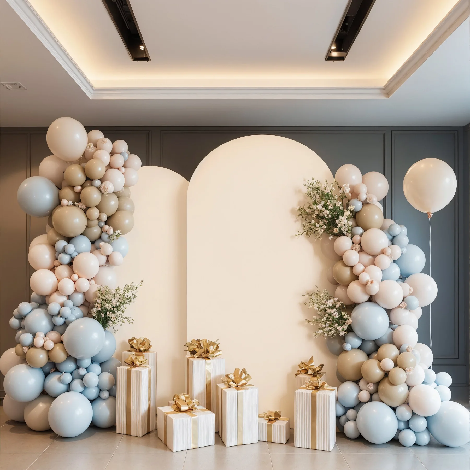Arch Backdrop Cover Fitted Wedding Arch Stand Covers for Stretchy ...