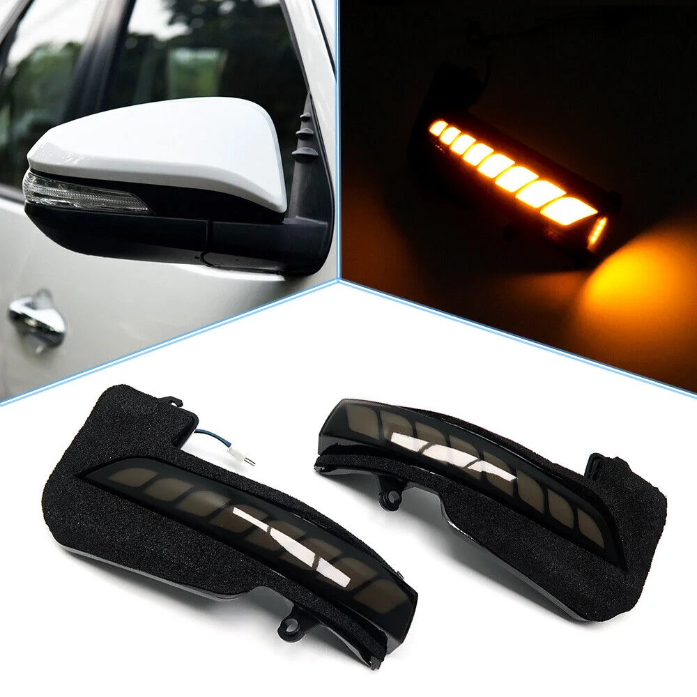 Innova side mirror cover with led store