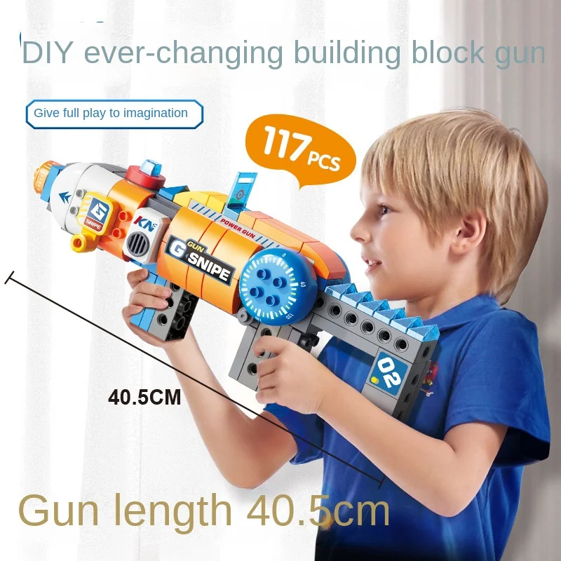Building-Blocks-Gun-for-Children-Deformable-Gun-Puzzle-Assembling-Toys ...