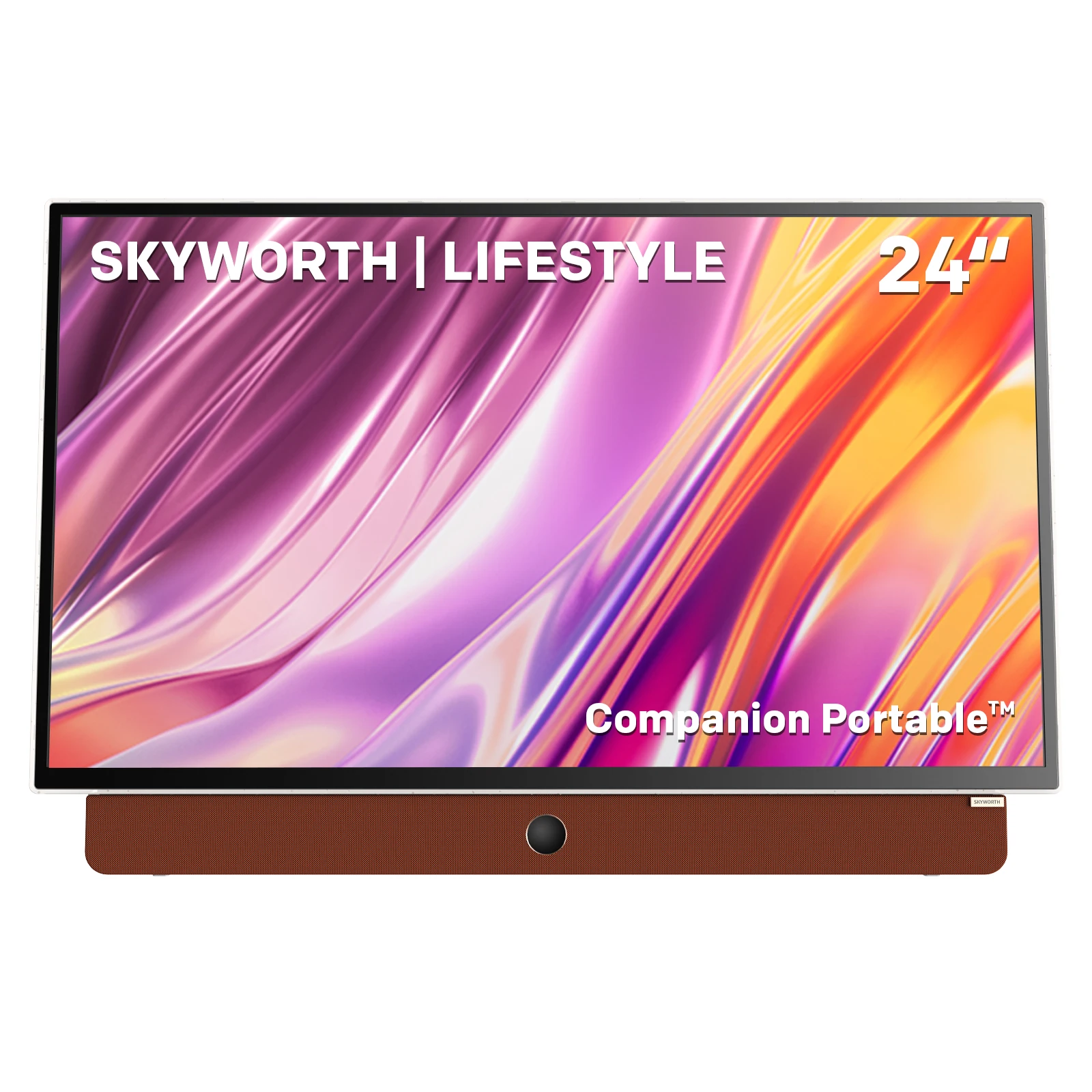 SKYWORTH 24-Inch 12V Portable TV,3-Hour Battery,1080P FHD,Wide Viewing ...