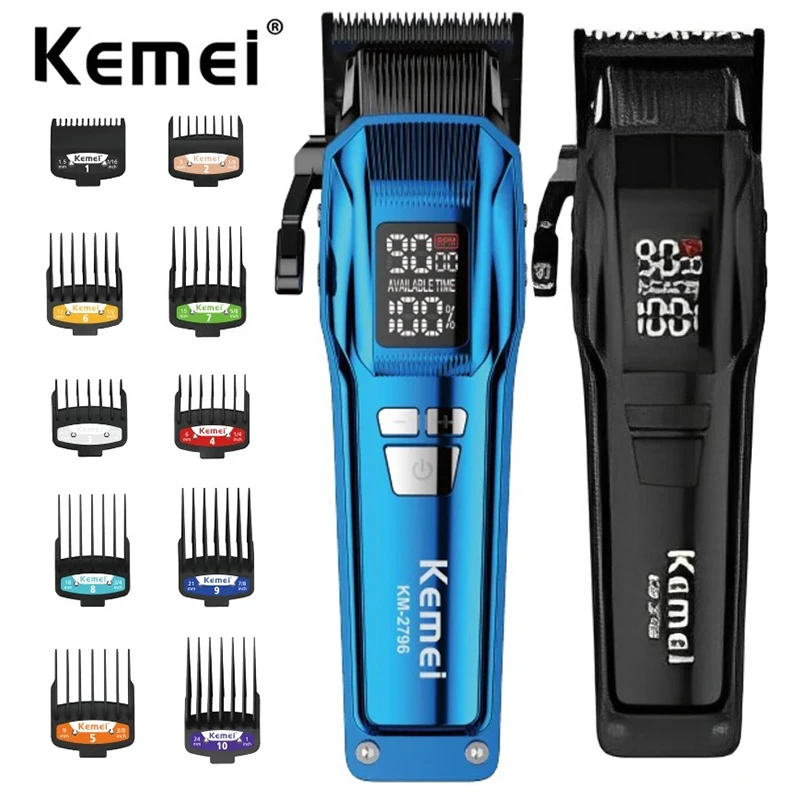 Kemei-2796-Barber-Hair-Clipper-Professional-9000-RPM-Brushless-Motor ...