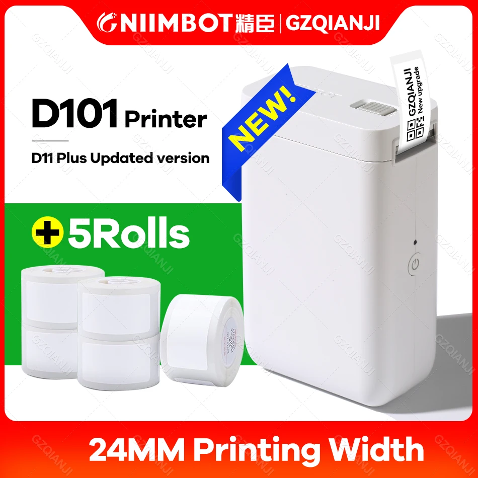 Niimbot-Original-D101-Thermal-Label-Printer-Classic-Mini-Inkless-D110 ...