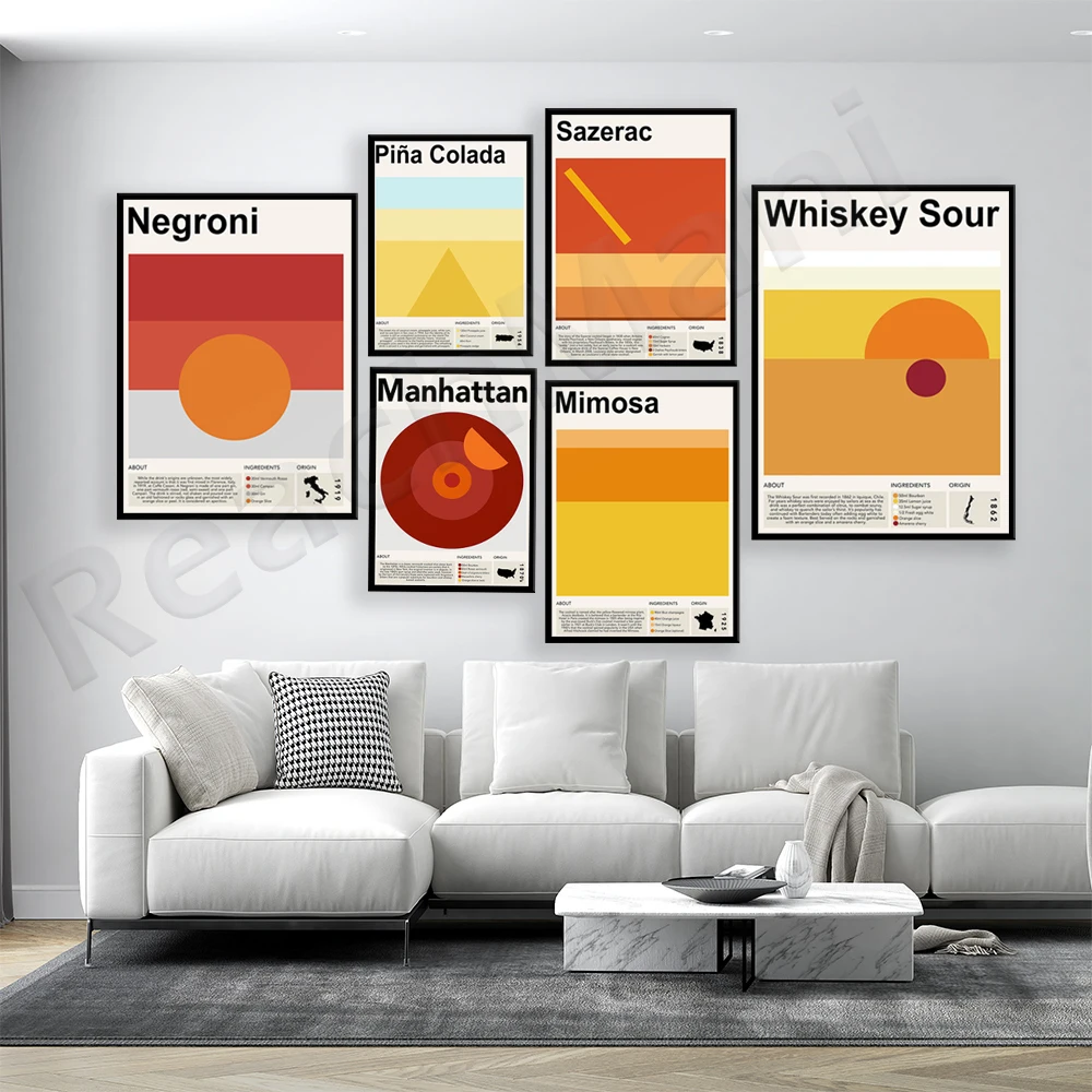 Cocktail Infographic Poster