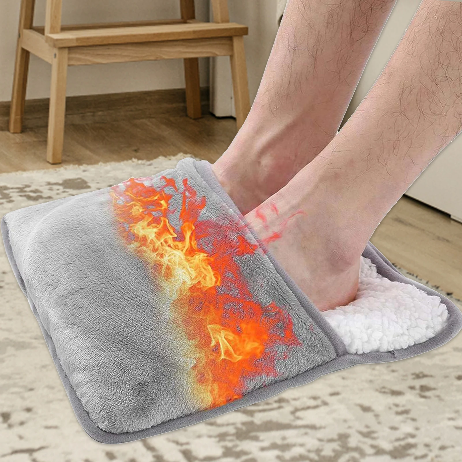 Universal-Electric-Heating-Foot-Pad-USB-Charging-Household-Washable ...