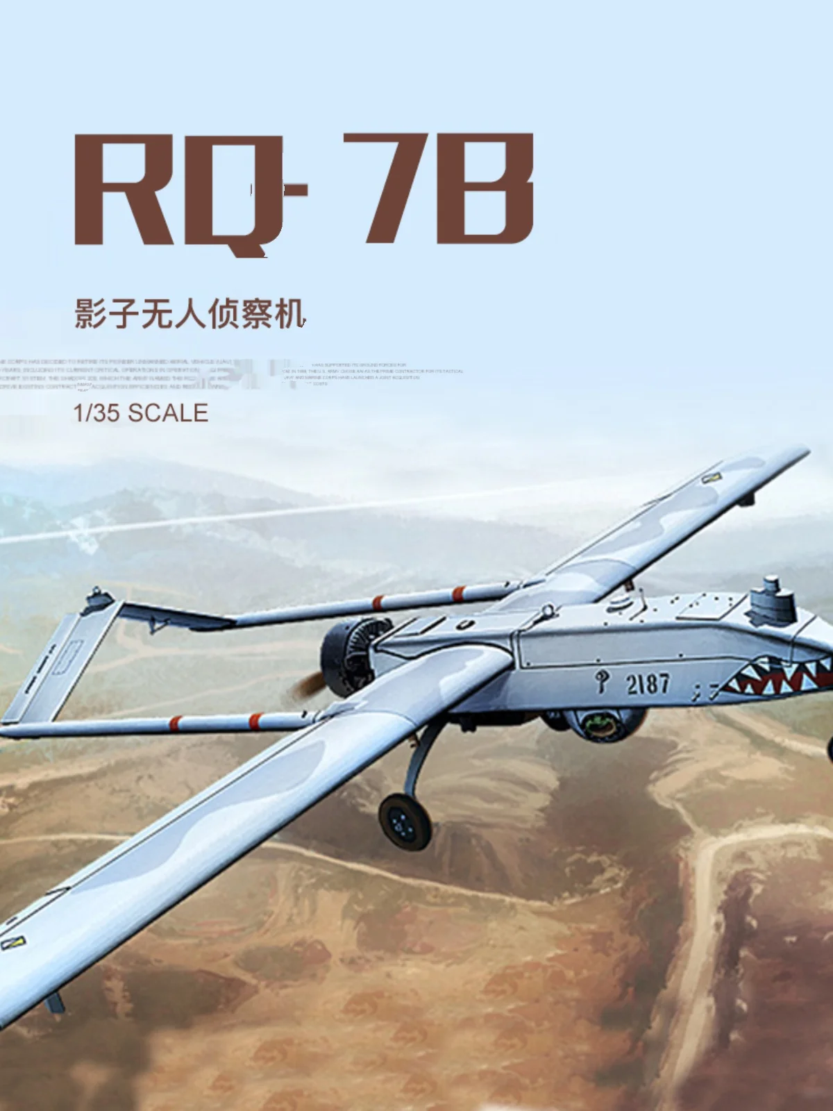 Academy-Assembly-Aircraft-Model-Kit-12117-Ex-rcito-dos-EUA-RQ-7B-UAV-1 ...
