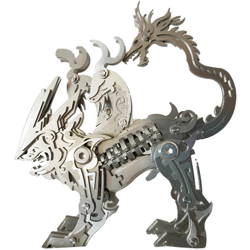 3D-Mechanical-Chimera-Model-Kit-Metal-Ancient-Divine-Beast-Models-DIY ...