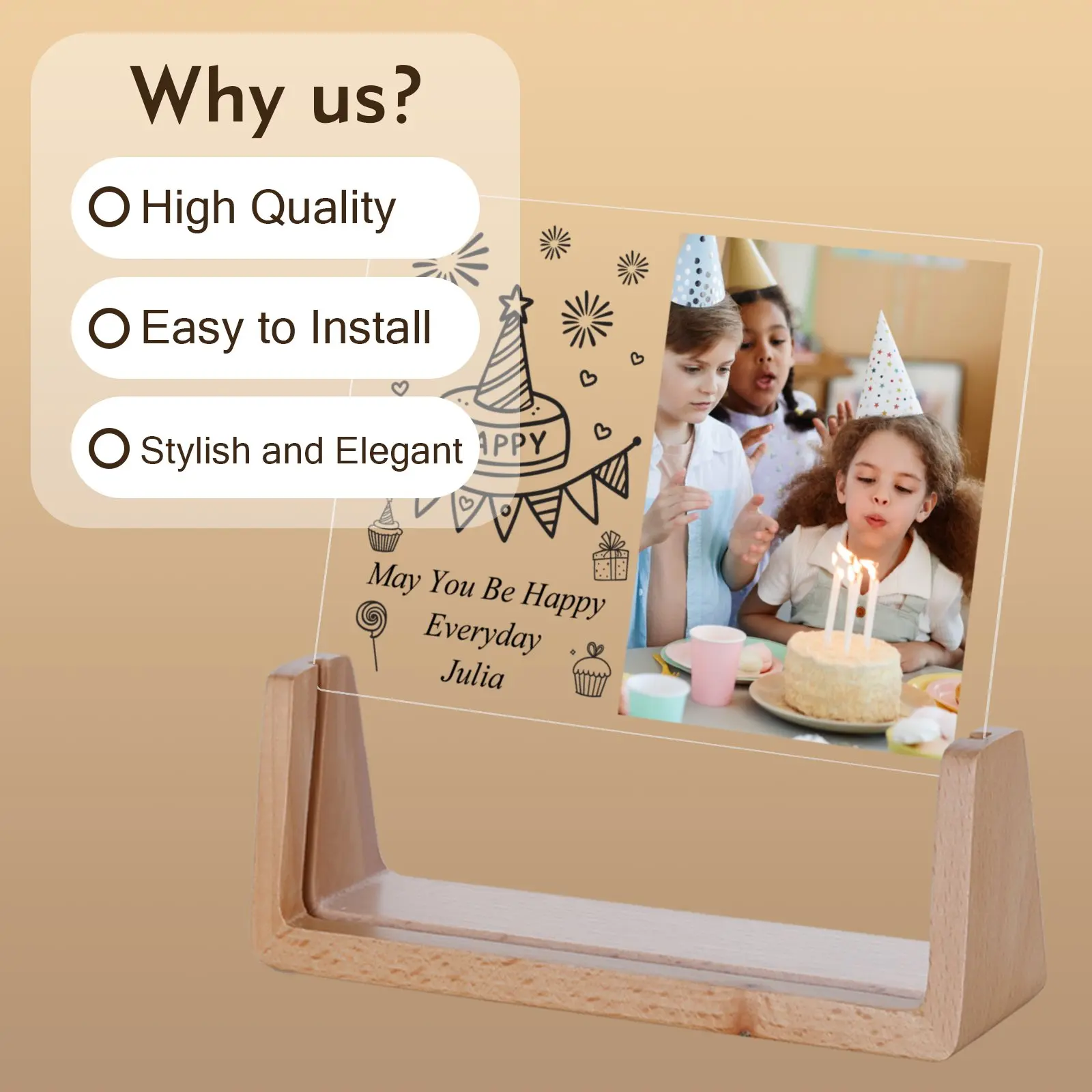 Custom Birthday Photo Frame | Gifts Flash