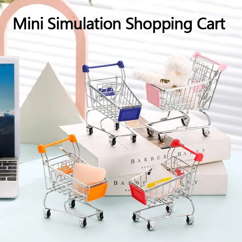 Mini-Shopping-Carts-Creative-Handcart-Kids-Craft-Toy-Shopping-Utility ...