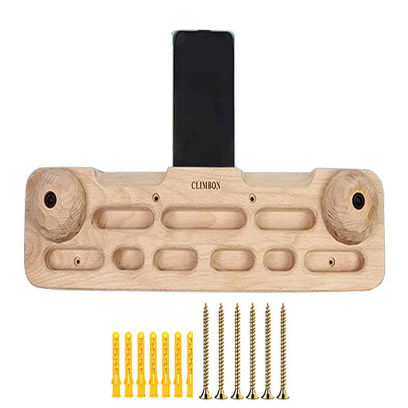 New-gym-rock-climbing-fingerboard-multi-functional-can-put-mobile-phone ...