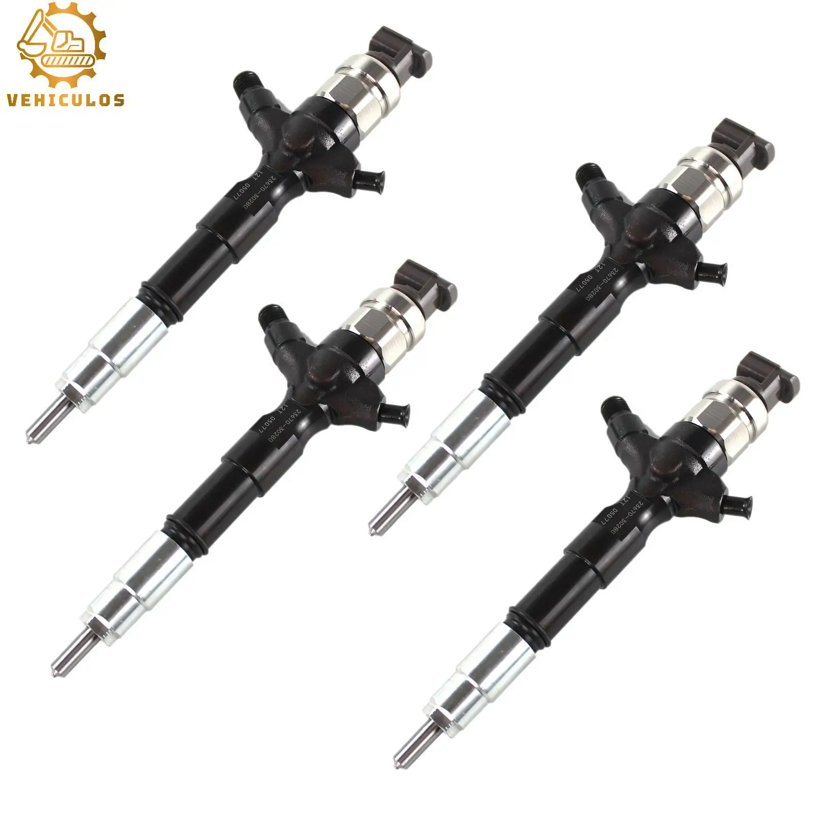 4X-Diesel-Fuel-Injector-For-Toyota-Hilux-Prado-1KD-FTV-3-0L-Euro-4 ...