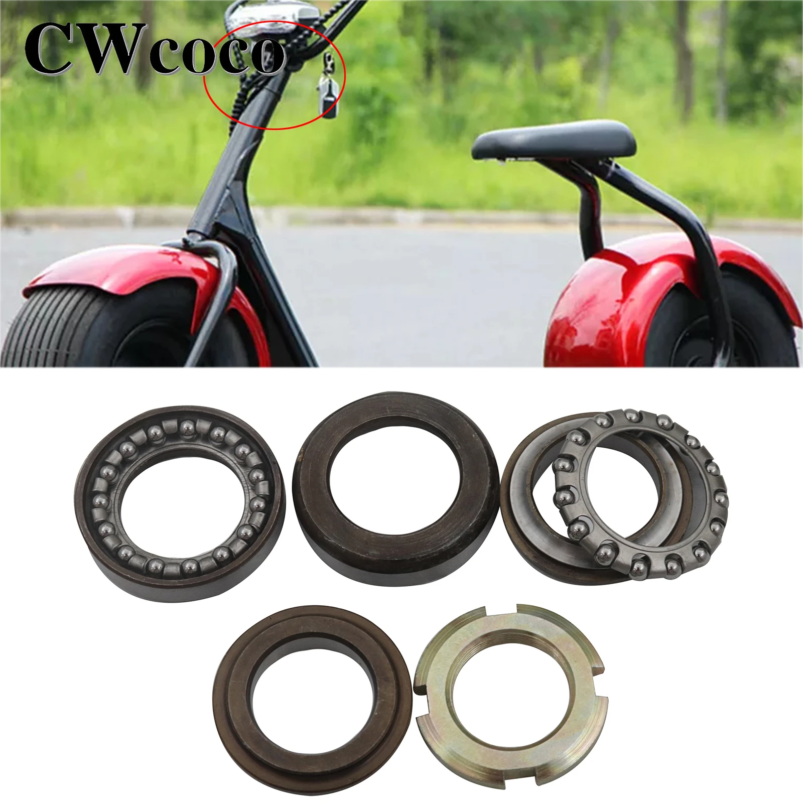 Citycoco-Electric-Scooter-Accessories-Parts-Steering-Column-Bearing ...