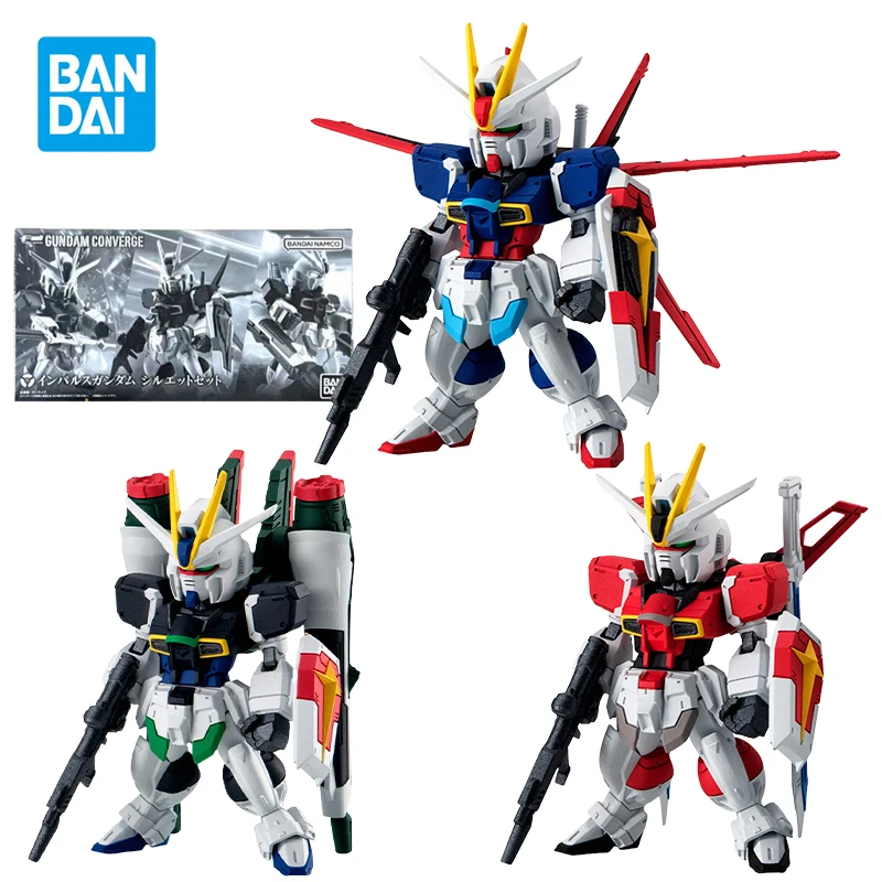 Bandai Genuine FW GUNDAM CONVERGE Anime Figure IMPULSE GUNDAM Action ...