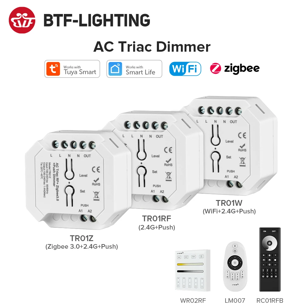 Triac-Dimmer-LED-Controller-AC110V-240V-Tuya-Smart-Life-WiFi-Zigbee-3-0 ...