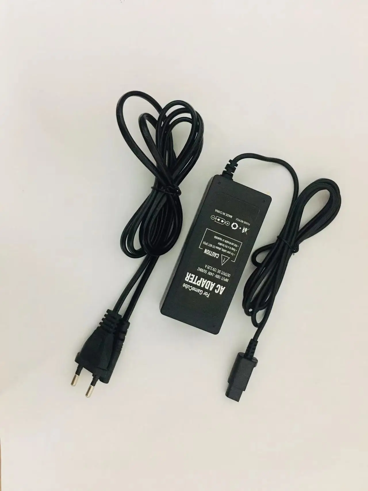 EU Plug AC Adapter Power Supply for N GC gamecube Console with Power Cable