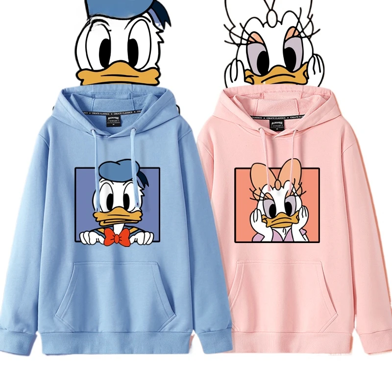 Disney-mulheres-pato-Donald-pato-margarida-com-capuz-camisola-solta ...